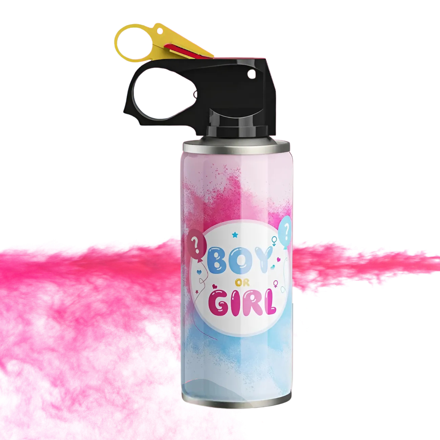 Spray Gender Reveal Polvos Holi tono Rosa