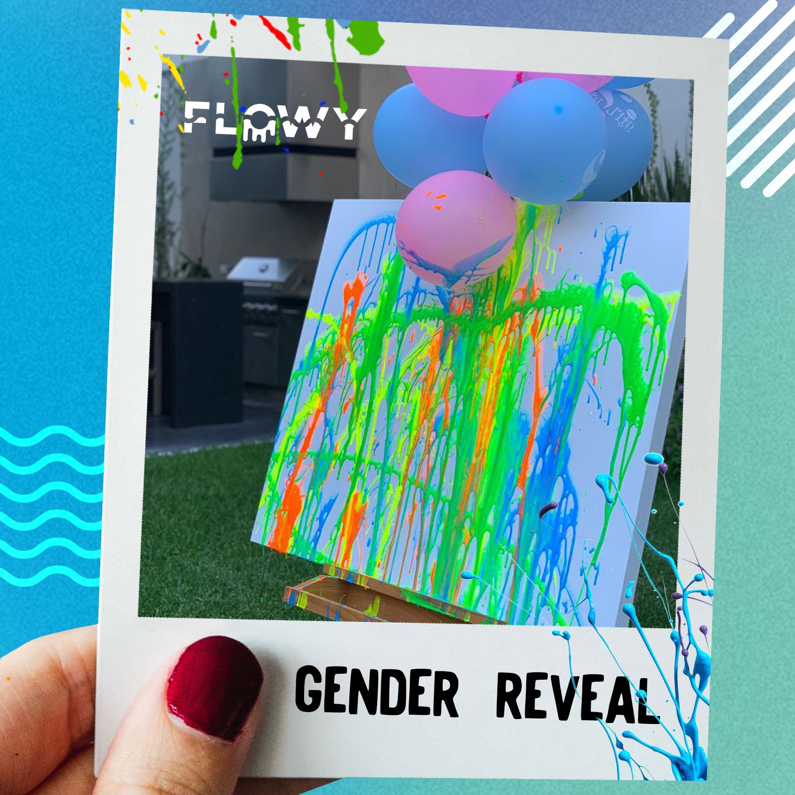 Pintura Flowy 250 ml Amarillo Fluorescente